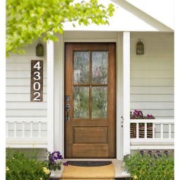 2' Vertical Home Address Sign | Zazzle