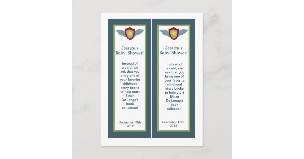 2 Vintage Airplane Bookmarks Invitation Postcard | Zazzle