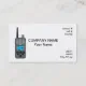 2 way radio business card | Zazzle