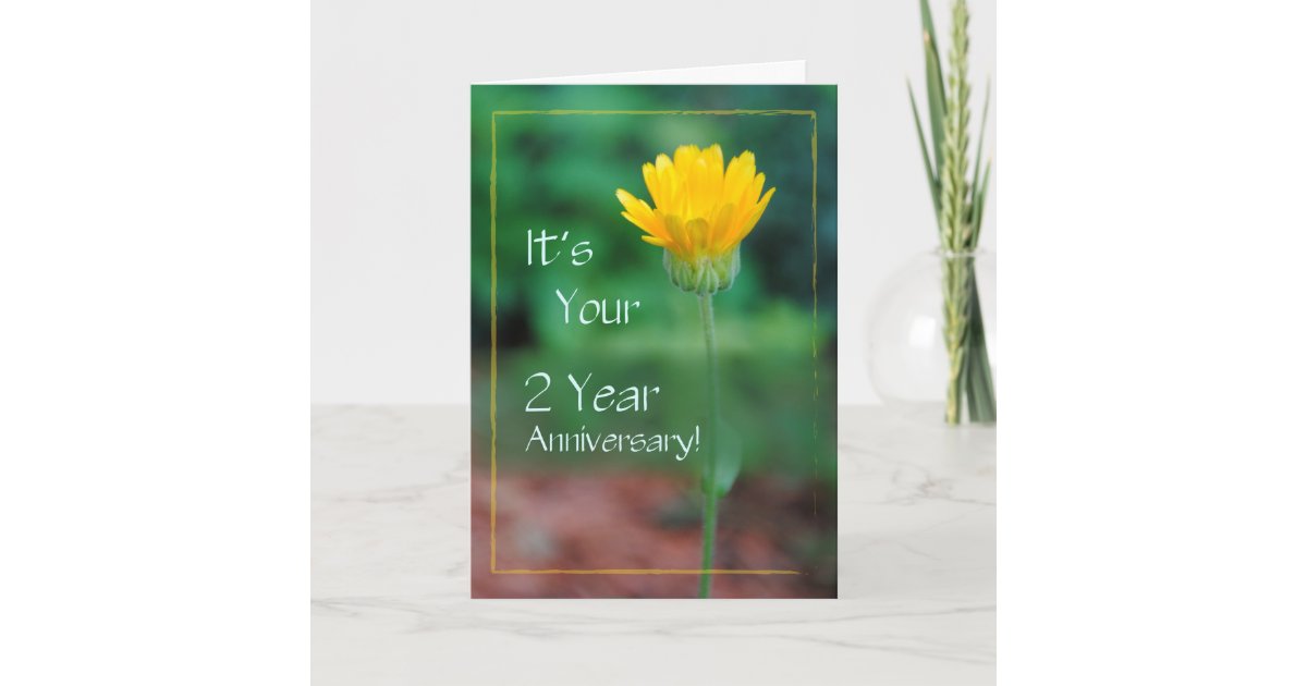 2 Year Anniversary, Addiction Recovery Card | Zazzle