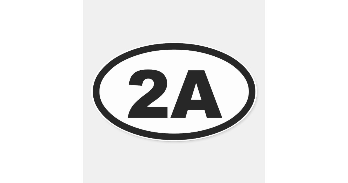 2A sticker | Zazzle