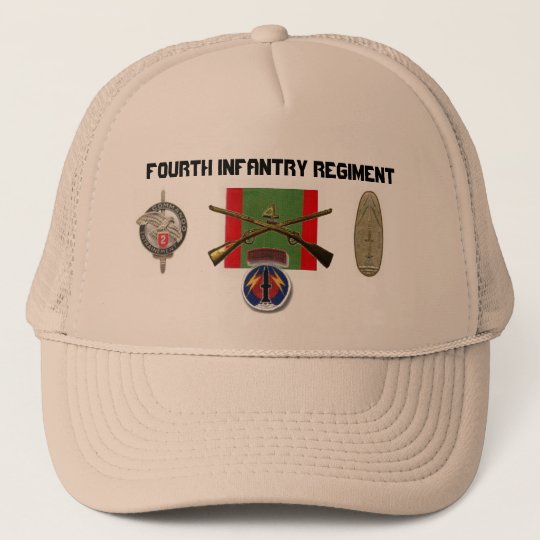 2BN 4th Infantry Regiment Pershing Trucker Hat | Zazzle.com