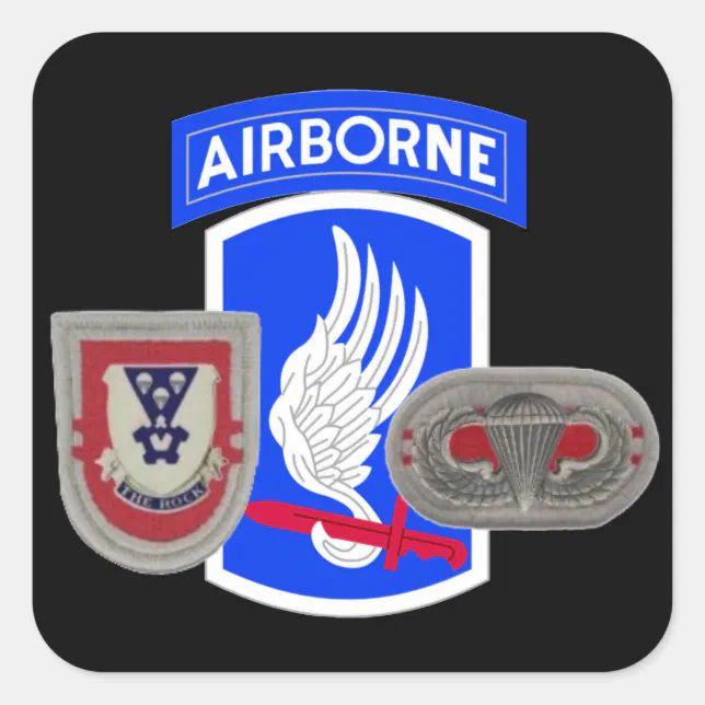 2D BATTALION 503D INFANTRY 173RD AIRBORNE STICKERS | Zazzle