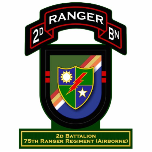 2d Bn, 75th Ranger Regiment - Airborne Photo Cutout | Zazzle