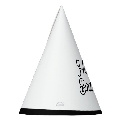 2D Comic Style Birthday Party Hat | Zazzle