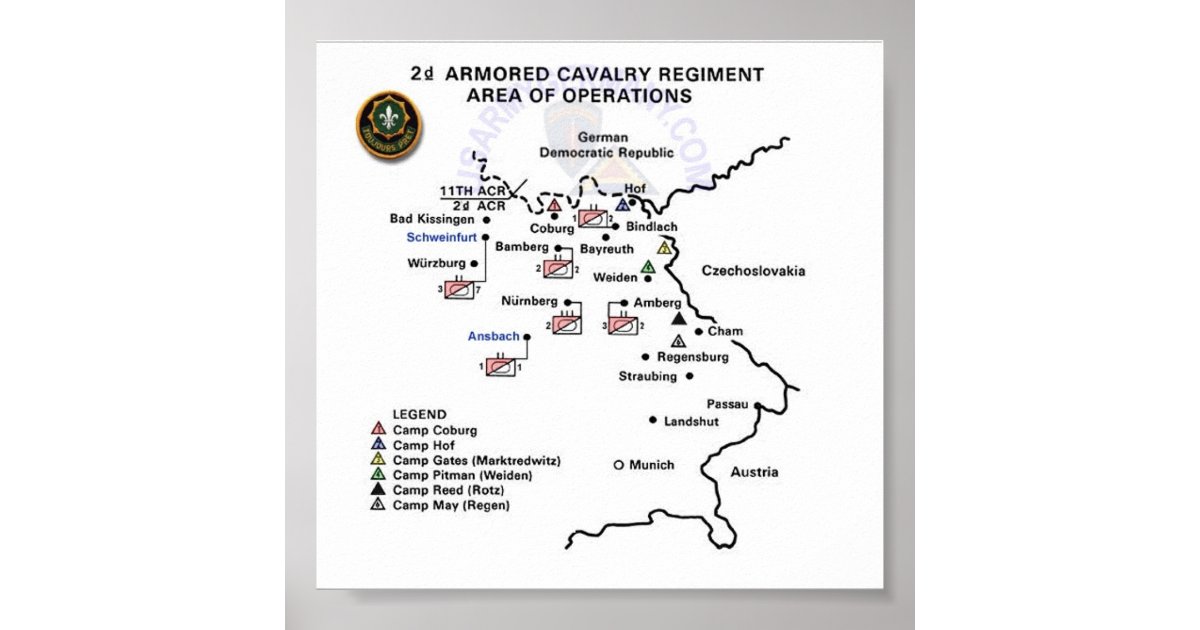 2nd ACR Locations Poster | Zazzle