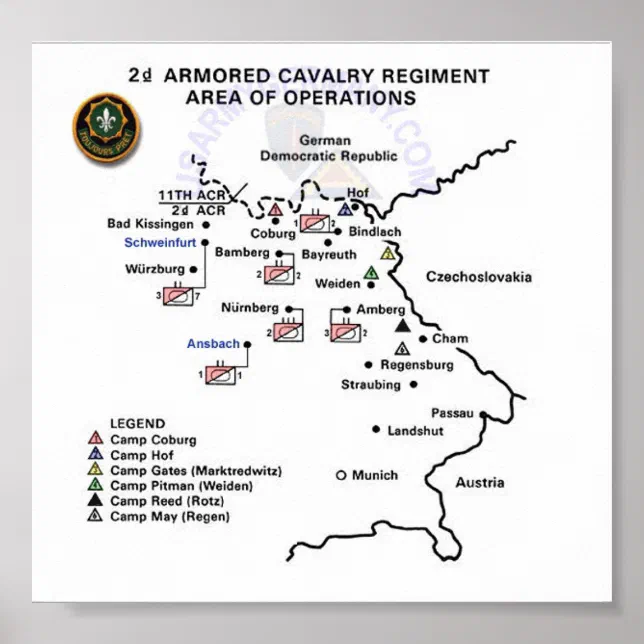 2nd ACR Locations Poster | Zazzle