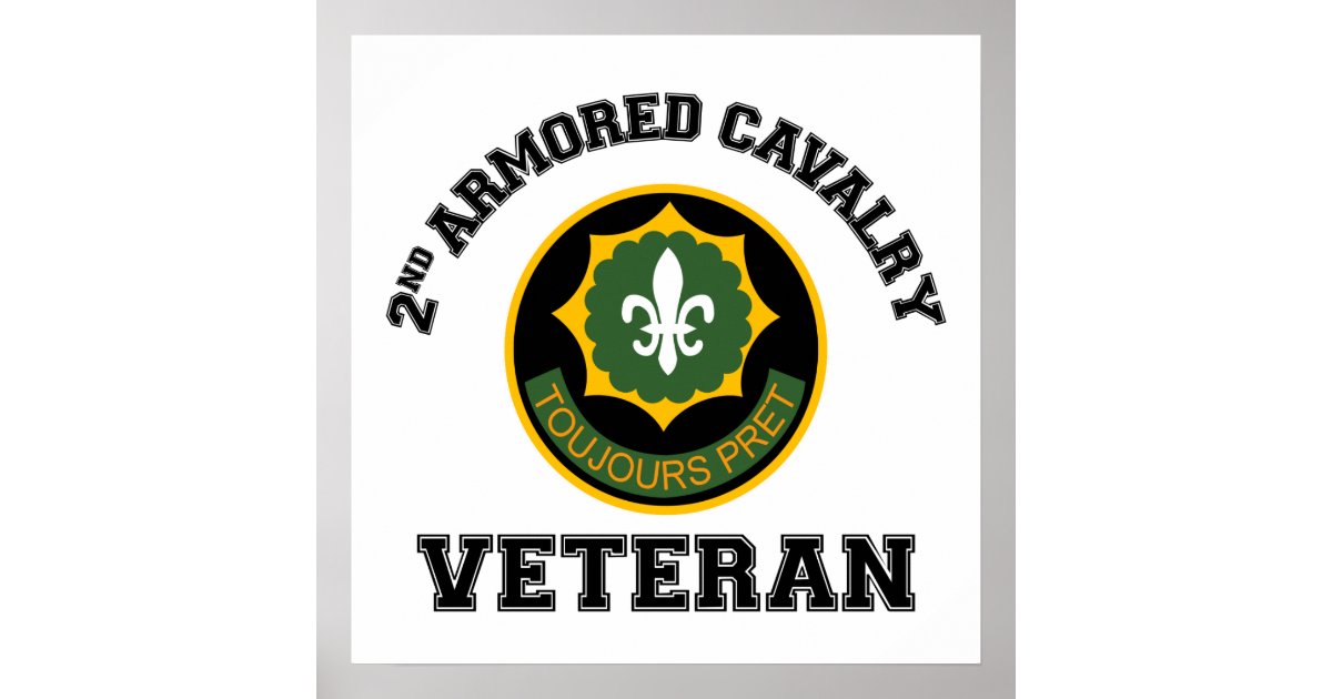 2nd ACR Vet - College Style Poster | Zazzle