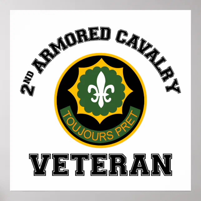 2nd ACR Vet - College Style Poster | Zazzle