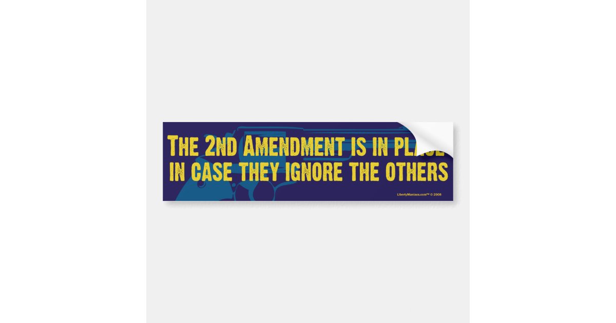 2nd Amendment Bumper Sticker | Zazzle