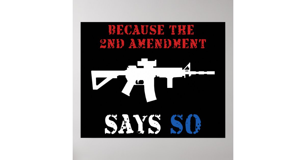 2nd Amendment Poster | Zazzle