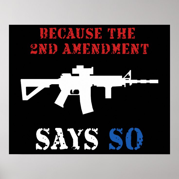 2nd Amendment Poster | Zazzle