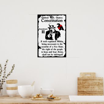 2nd Amendment Poster | Zazzle