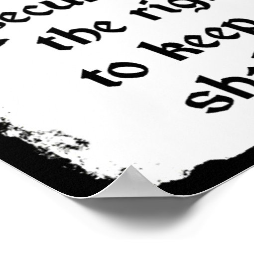 2nd Amendment Poster | Zazzle