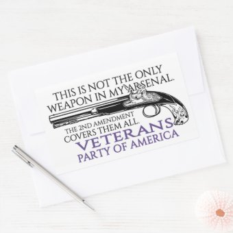 2nd Amendment Rectangle Sticker | Zazzle