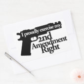 2nd Amendment rights Rectangular Sticker | Zazzle