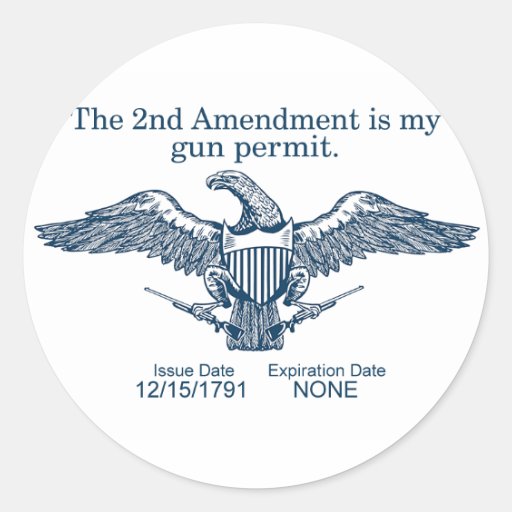 4,000+ 2nd Amendment Stickers and 2nd Amendment Sticker Designs | Zazzle