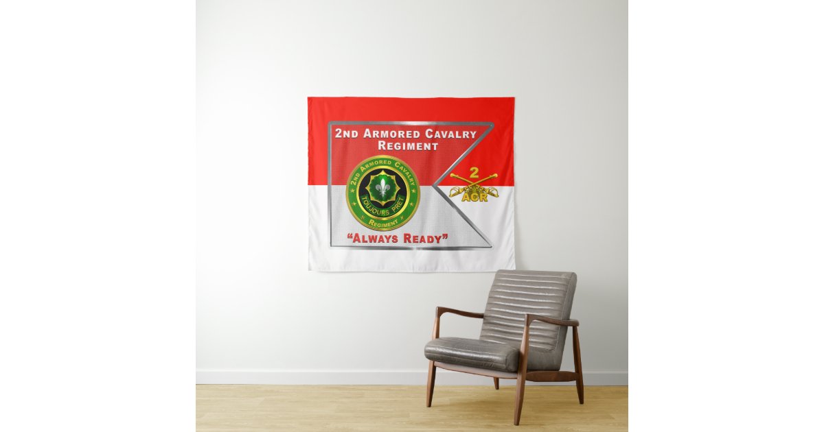 2nd Armored Cavalry Regiment ACR Tapestry | Zazzle