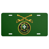 2nd Armored Cavalry Regiment with Crossed Sabers License Plate | Zazzle