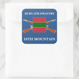 2ND BATTALION 4TH INFANTRY 10TH MOUNTAIN STICKERS | Zazzle