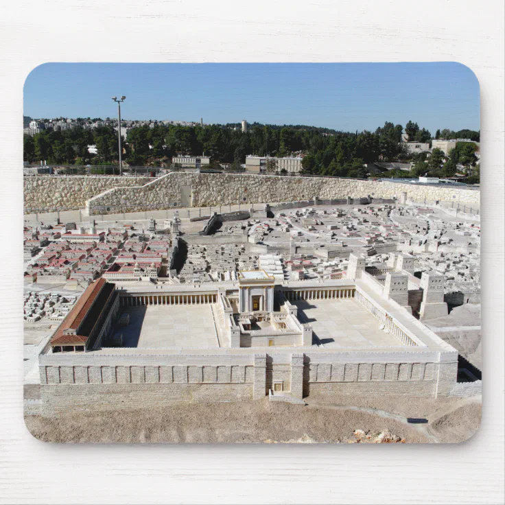 2nd Beis HaMikdash (Holy Temple in Yerusalem) Mouse Pad | Zazzle