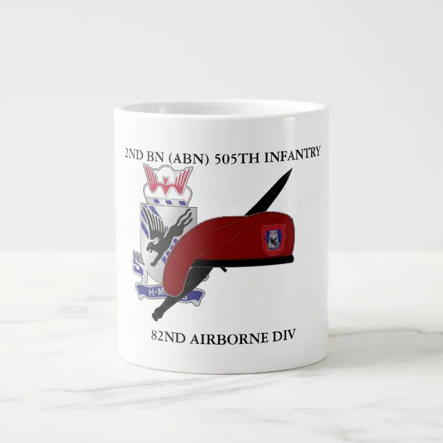 2ND BN (ABN) 505TH INFANTRY JUMBO MUG | Zazzle