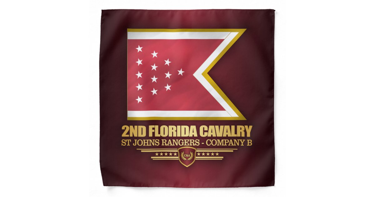 2nd Florida Cavalry Bandana | Zazzle
