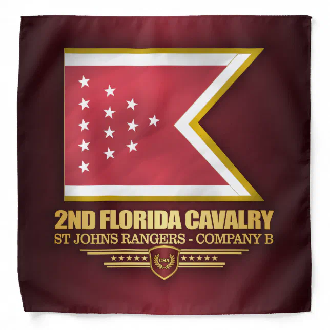 2nd Florida Cavalry Bandana | Zazzle