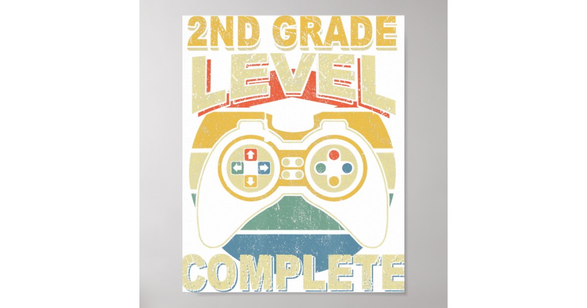 2ND GRADE Graduation Poster | Zazzle