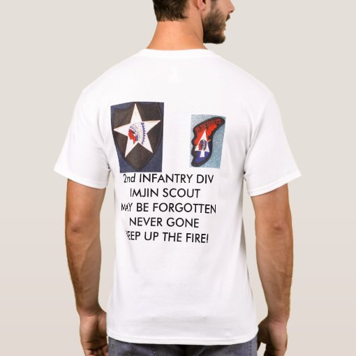 2nd Inf Div 001, 2nd Inf Div 002, 2nd INFANTRY ... T-Shirt | Zazzle