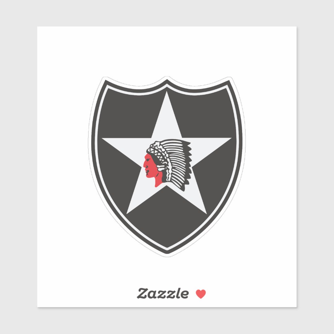 2nd Infantry Division Patch (United States) Sticker | Zazzle
