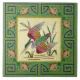 2nd of Pair Minton Jade Asian Aesthetic Bird Repro Ceramic Tile | Zazzle