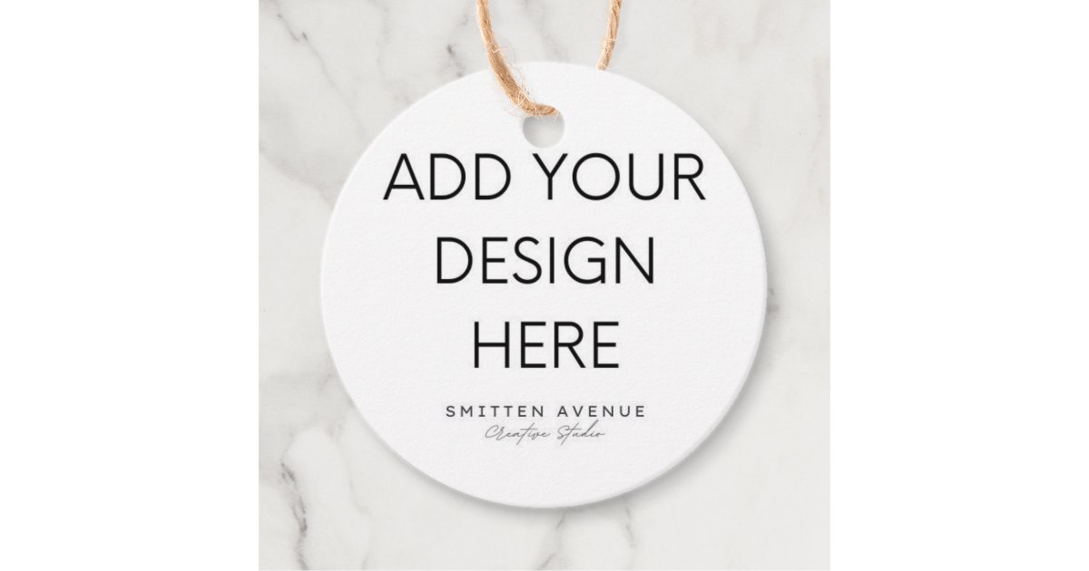 2x2" Circle Tag Printing | Zazzle