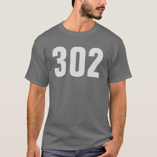 302 - Delaware Area Code T-Shirt | Zazzle 302 - Delaware Area Code T-Shirt | Zazzle
