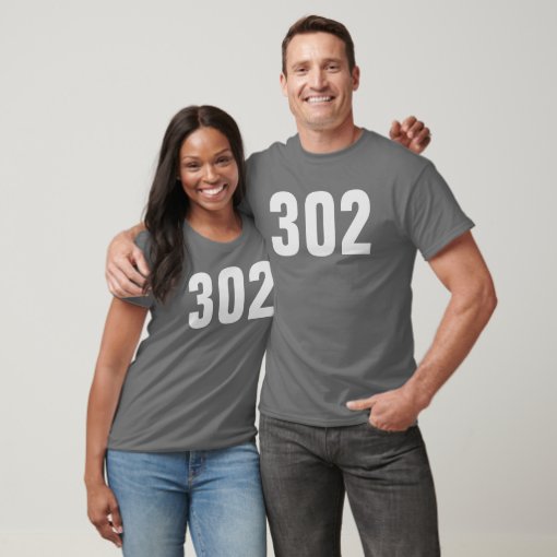302 - Delaware Area Code T-Shirt | Zazzle 302 - Delaware Area Code T-Shirt | Zazzle