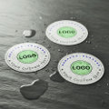 30 Custom Waterproof Stickers (Business Logo Name) | Zazzle