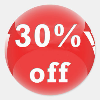 30 Percent Off Stickers | Zazzle