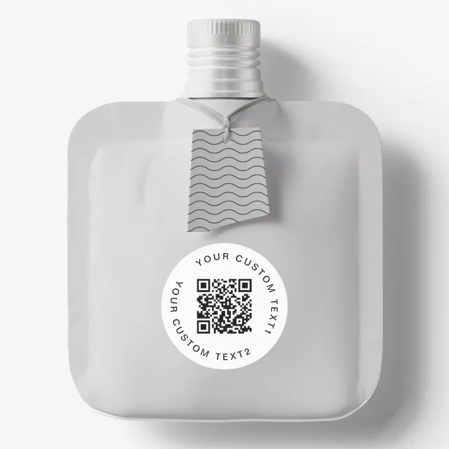 30 Waterproof Stickers Business QR code Company | Zazzle