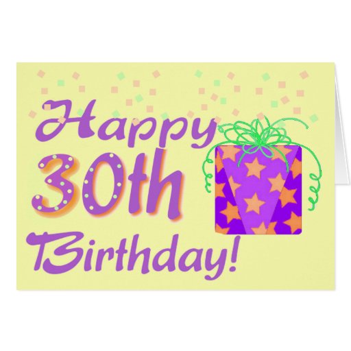 Printable 30th Birthday Card Amazing – Choose from Thousands of Templates