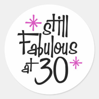 30th Birthday Stickers | Zazzle