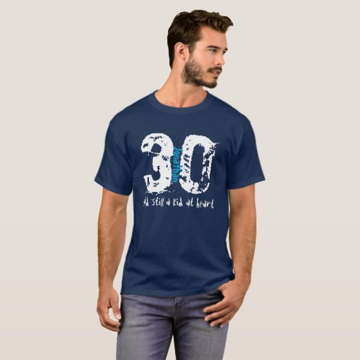 30th Birthday Gift Thirty Years Custom Name V006 T-Shirt | Zazzle