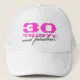 30th Birthday hat | 30 and fabulous! | Zazzle