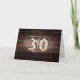 30th birthday-marquee light sign on brick card | Zazzle
