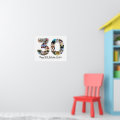30th Birthday Number 30 Photo Collage Anniversary Poster | Zazzle