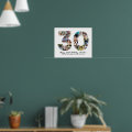 30th Birthday Number 30 Photo Collage Anniversary Poster | Zazzle