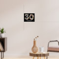 30th Birthday Number 30 Photo Collage Gift Poster | Zazzle