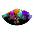30th Birthday Party Black and Gold Party Hat | Zazzle
