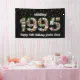 30th birthday Photo Collage established 1995 Banner | Zazzle