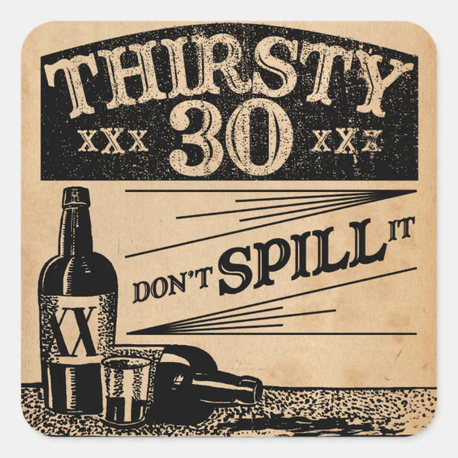 30th Birthday Stickers | Zazzle