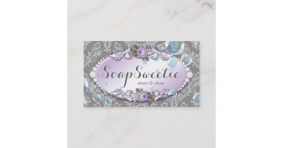 311 Handmade Soap & Bubbles Business Card | Zazzle